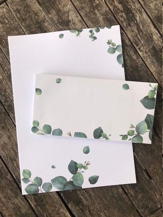 Eucalyptus Letter Set | Etsy