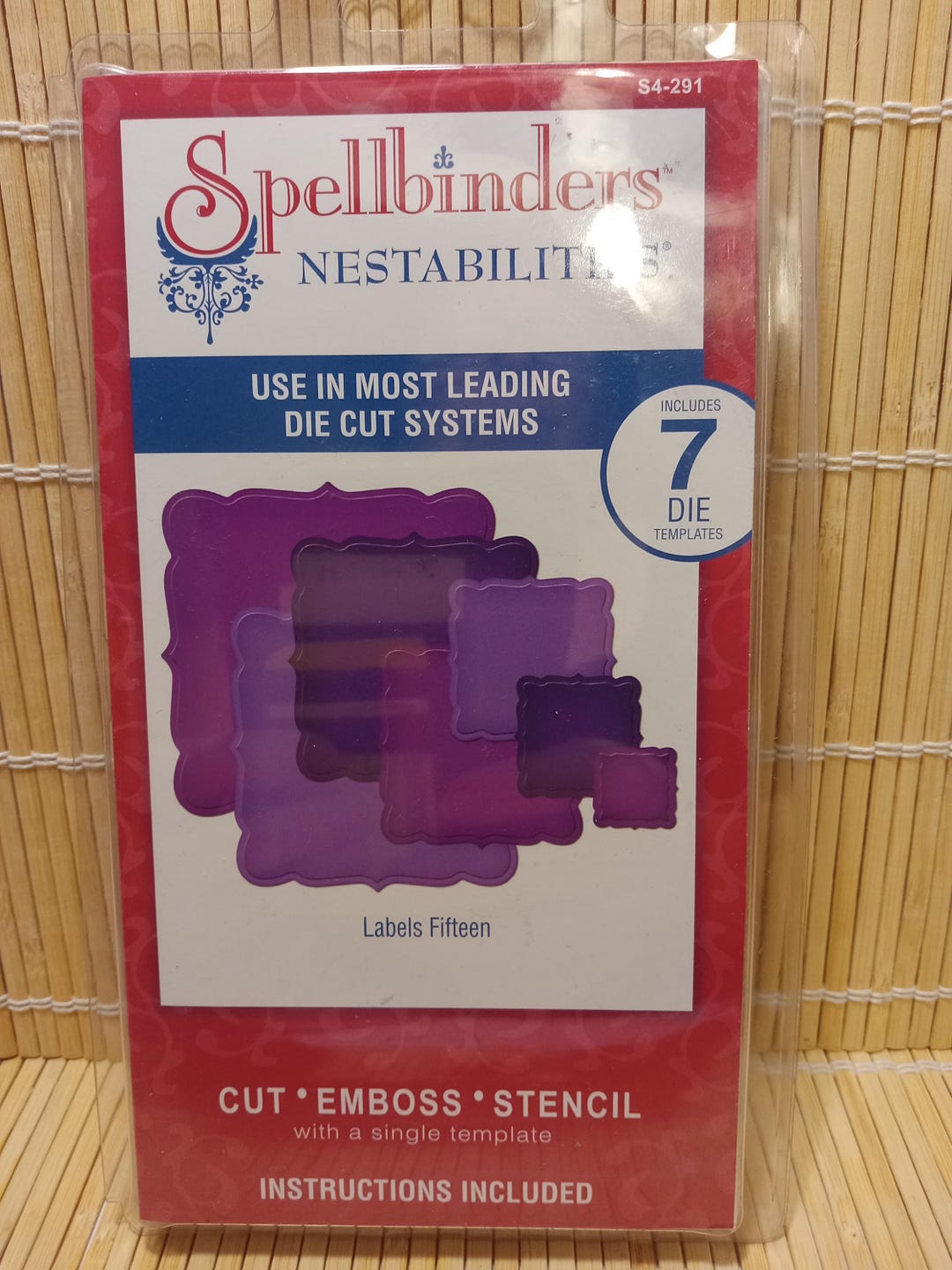 Spellbinder Embossing Dies,cutting Dies,stencils,cardmaking Supplies ...