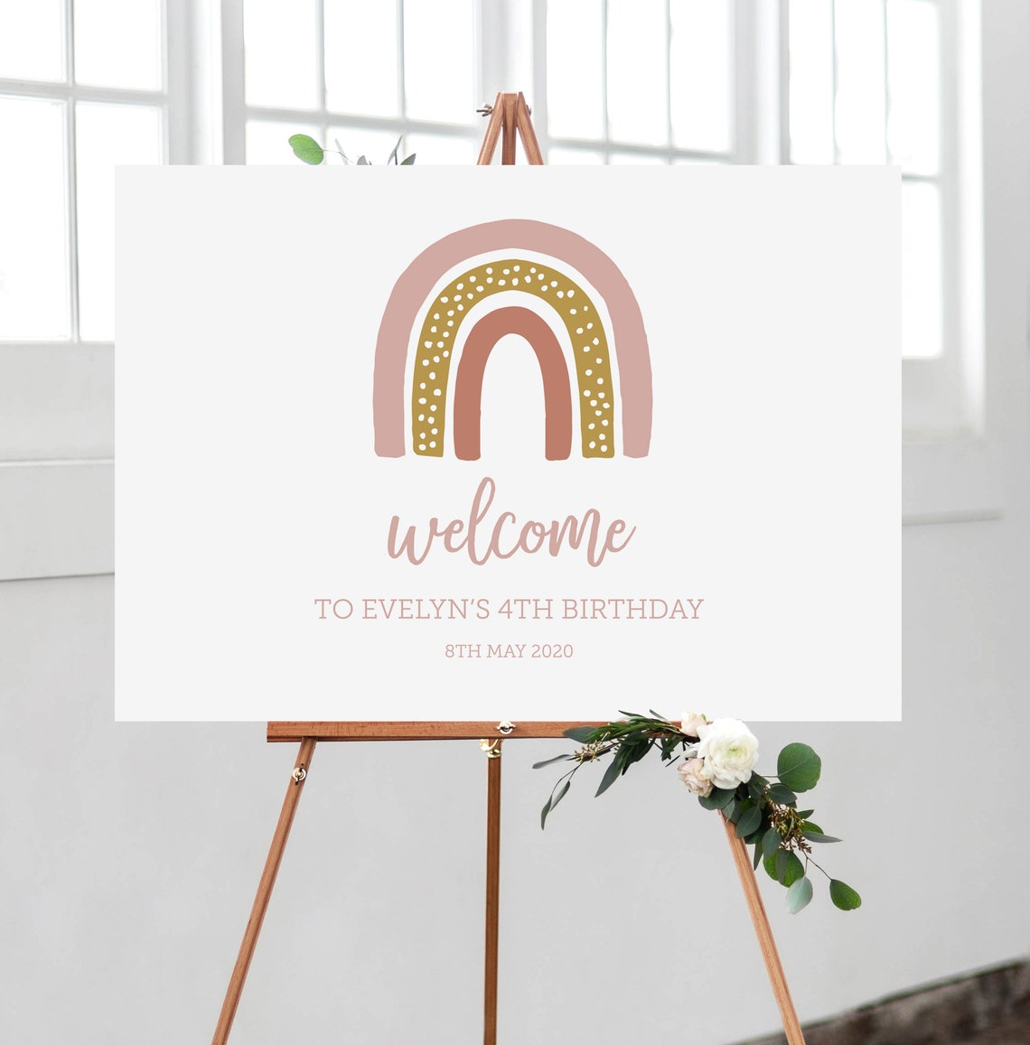 Rainbow Welcome Poster Welcome Sign Printable Digital File - Etsy