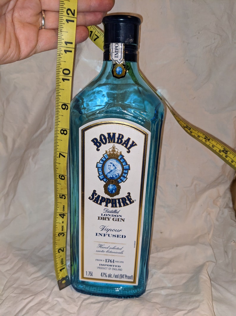 Bombay Sapphire 1.75 Liter Bottle Blue - Etsy