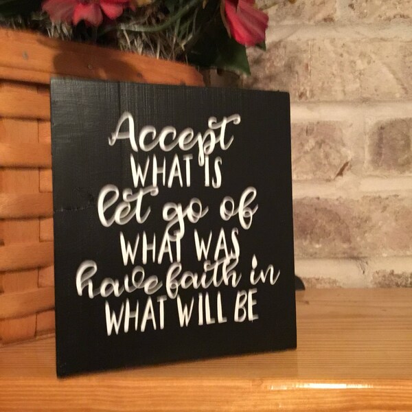 Accept What is Sign - Etsy