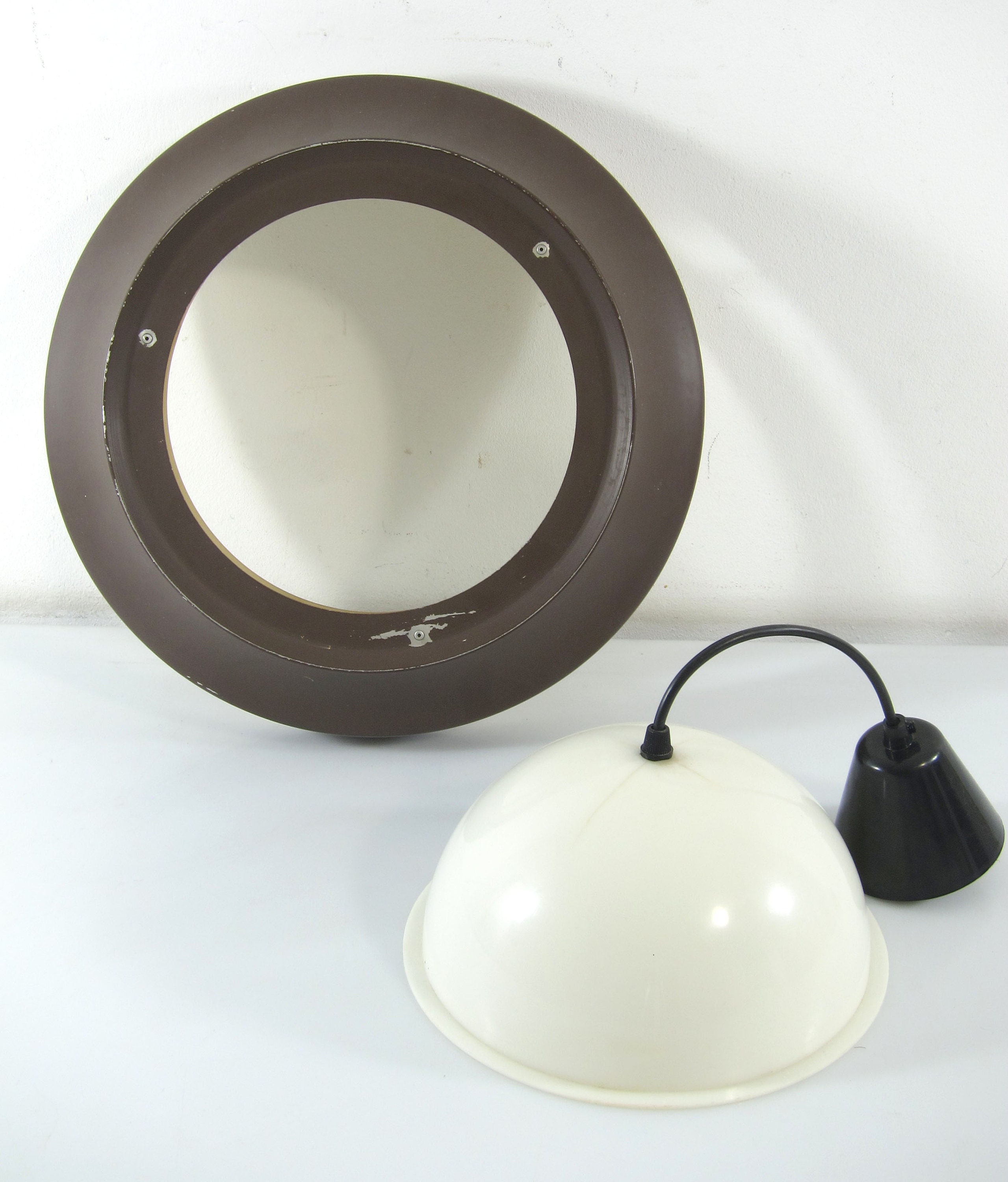 Brown Danish Vintage Sixties Design Hanging Lamp Poulsen - Etsy