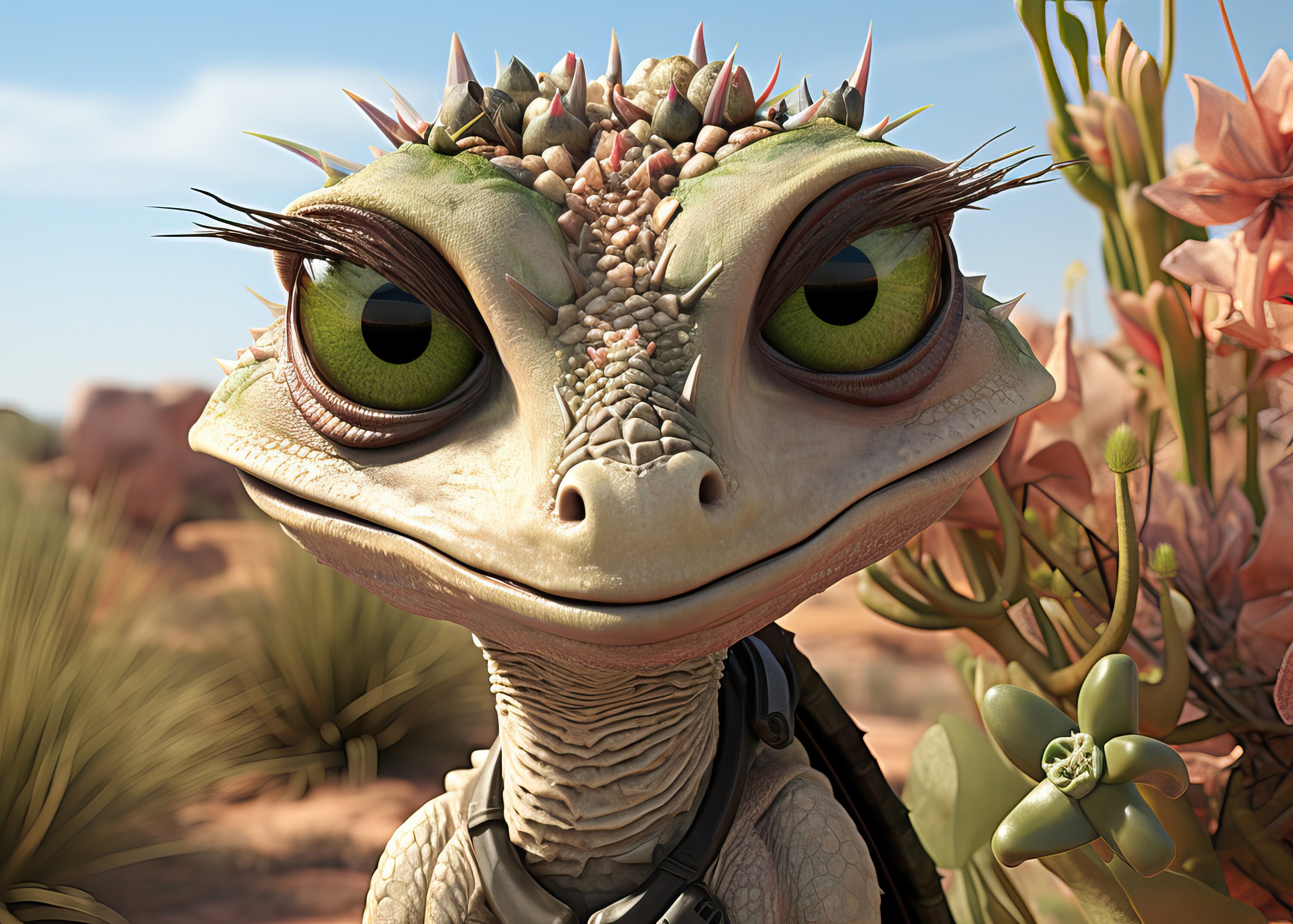 Fantastic Lizard Poster Iguana Colorful Print Reptiles - Etsy