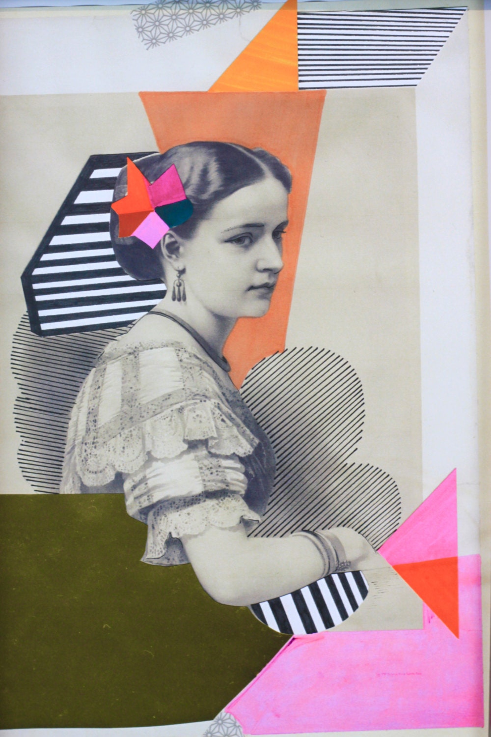 The Three Graces Collage Art Print A4 Charm Beauty Joy - Etsy