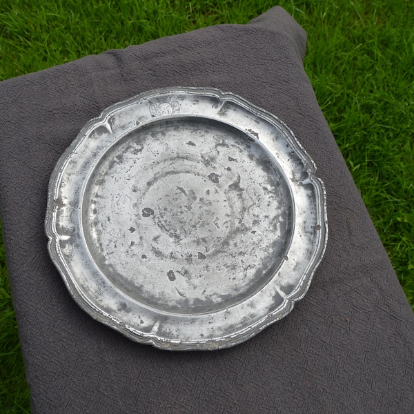 Pewter Plate - Etsy