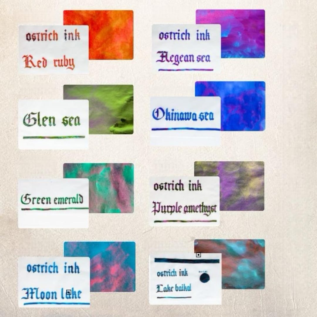 Sheen Fountain Pen Ink 30ml, Metallic Sheen Ink, Color Shifting Ink ...