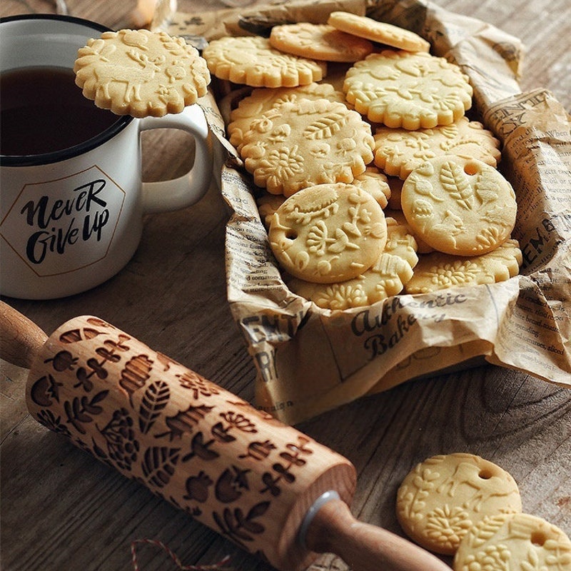 Embossed Rolling Pin - Etsy
