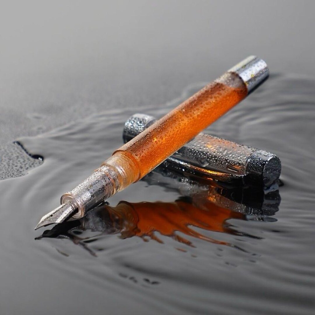 Transparent Acrylic Refillable Fountain Pen, Calligraphy & Writing ...