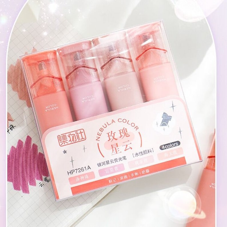 Glitter Highlighters Sparkle Markers - Chisel Tip, Pastel Colors, Eye ...