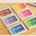Set of 6 Graduated Colors Rubber Stamp Ink Pad for DIY - Etsy