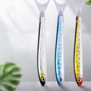 Fish Shaped Ballpoint Pens, 0.7mm Blue Ink, Fun Novelty Writing Pens ...