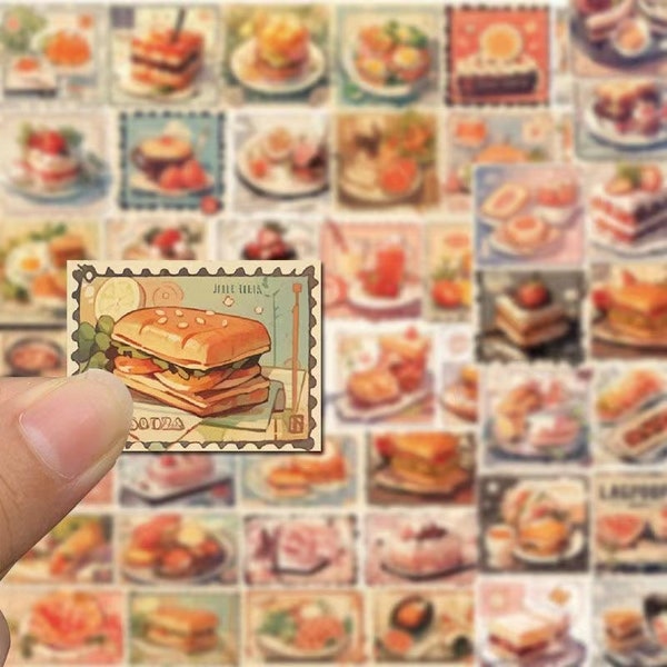 Cute Food Stickers - Etsy
