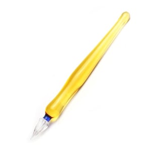 Glass Dip Pen Handmade Japanese Glass Pens Solid Color Glass Art Pen ...