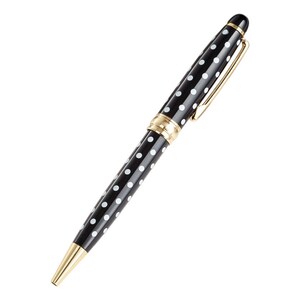Cute Polka Dot Metal Ballpoint Pen - Twist Action Design, 0.7mm Fine ...