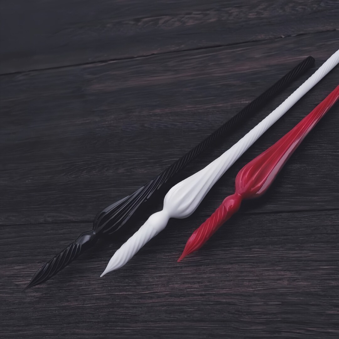 Spiral Glass Dip Pen – Twisted Calligraphy Writing Tool for Journaling ...