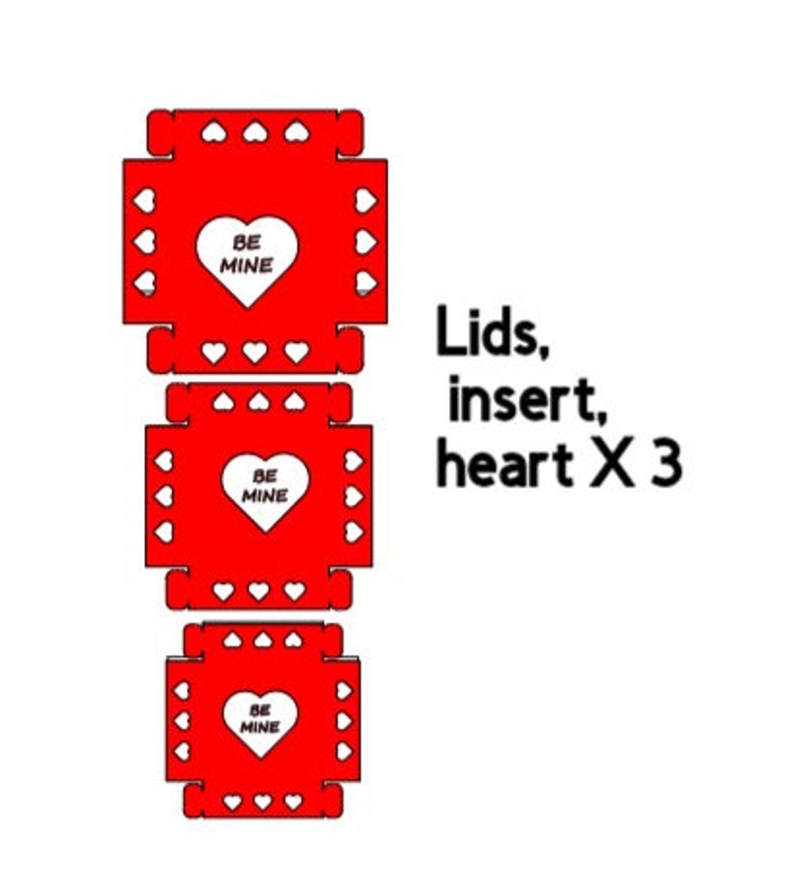 Exploding Box Svg 3 Layer Boxes With Lids and Separated Sides | Etsy