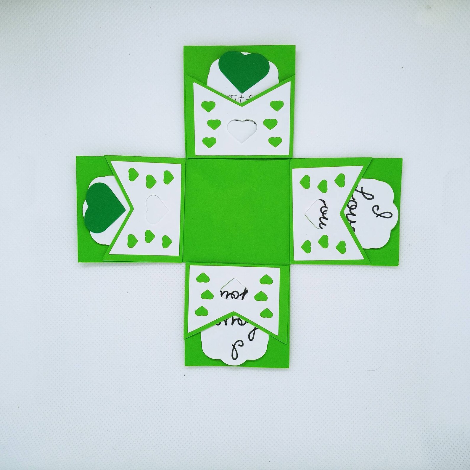 SVG Exploding Box Explosion Heart Card St. Patrick's - Etsy