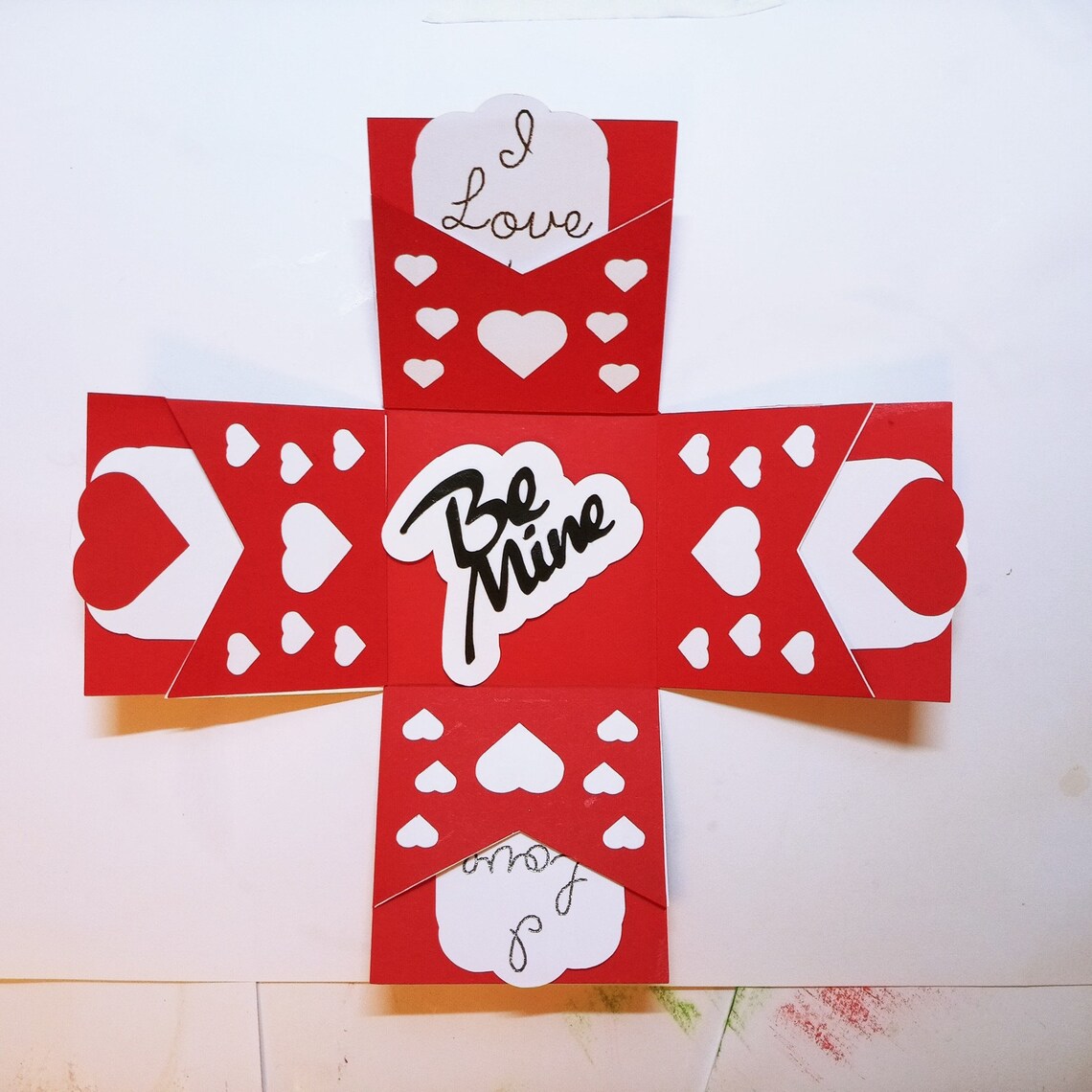 SVG Exploding Box, Explosion Heart Card,valentine's Day, Pop up Card ...