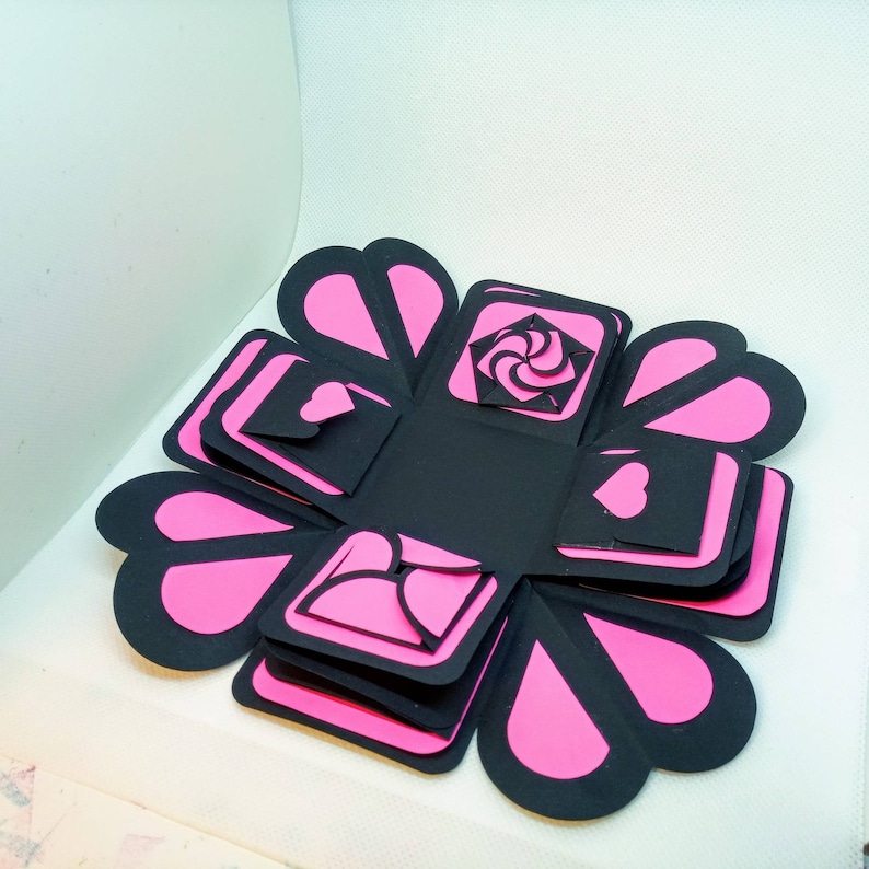 Exploding Box Svgexplosion Boxcricut Svgvalentine | Etsy