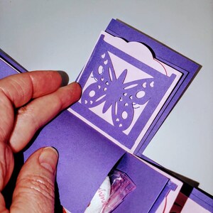 Explosion Box With Butterfly Pocket Svg - Etsy