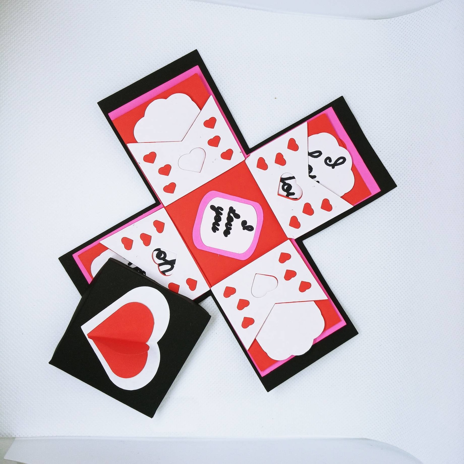 Exploding Box Svg. Explosion Pop up Card. Love Hearts Lace. | Etsy