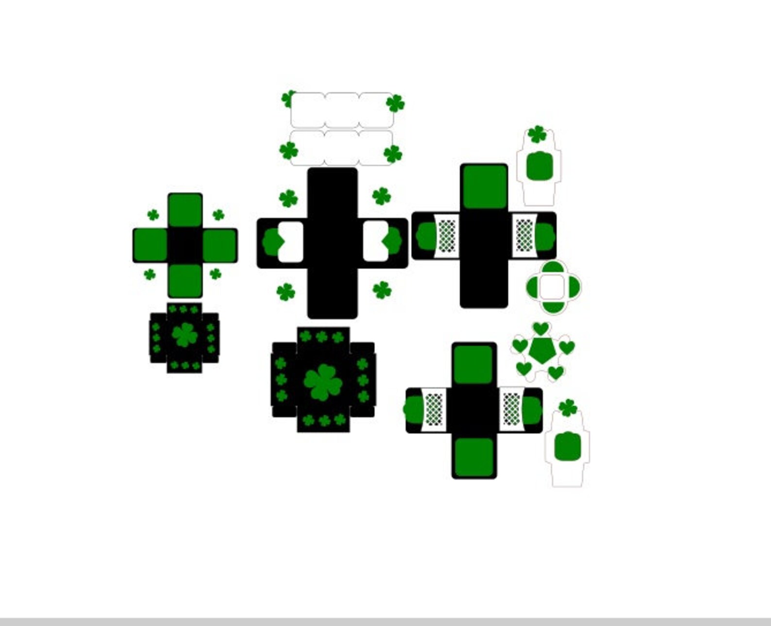 Exploding Box SVG, Shamrock Box, St. Patty's Day Gift, St. Patrick's ...