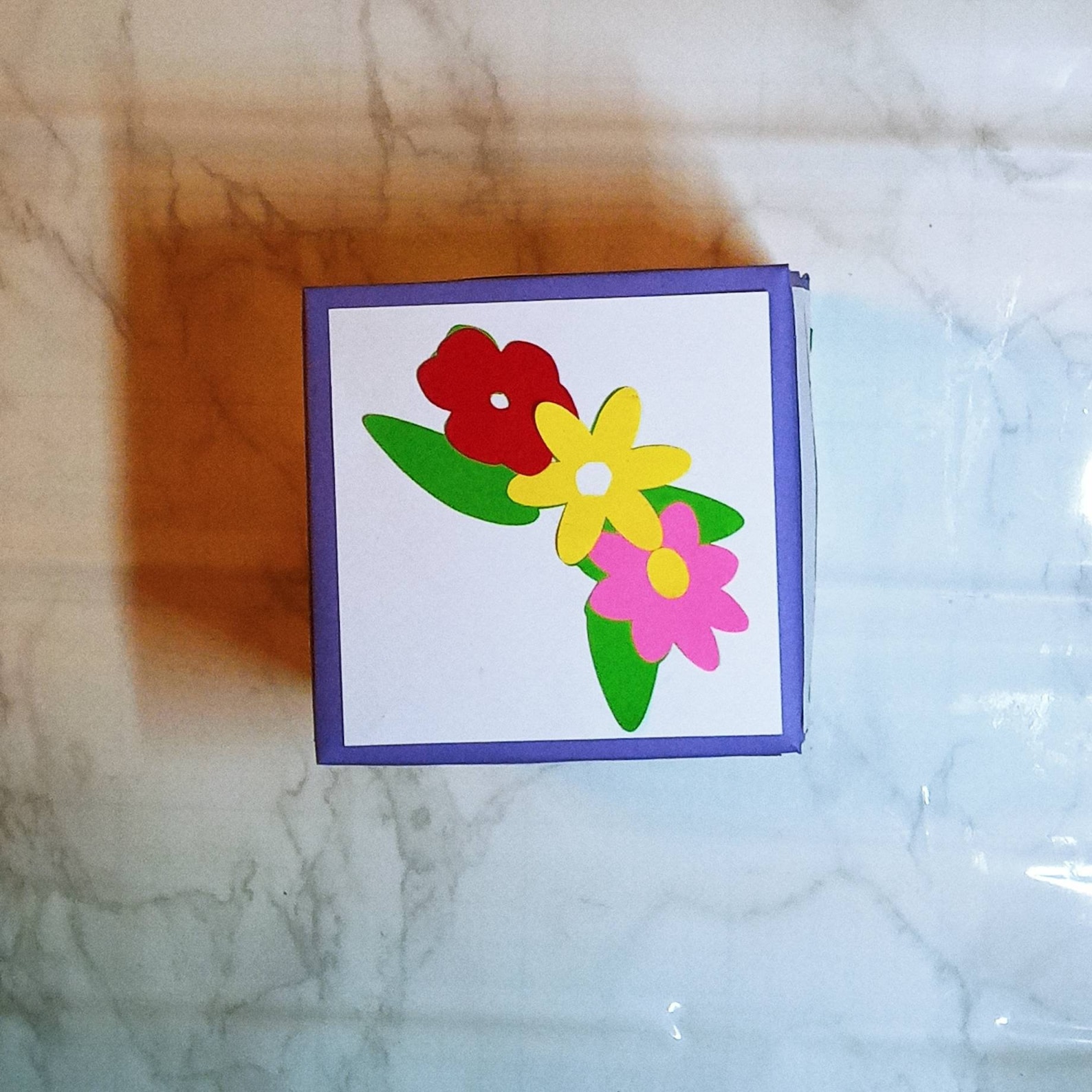 Exploding Box Svg Mother's Day Flowers and Pockets - Etsy