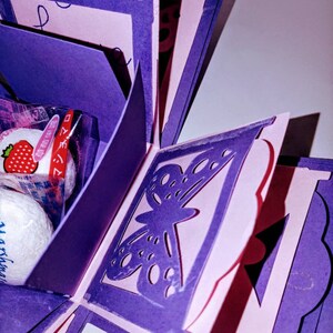 Explosion Box With Butterfly Pocket Svg - Etsy