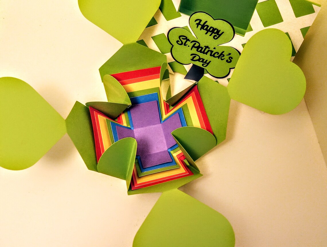 Explosion Box Svg With Rainbow Layers. Exploding Card. Cricut - Etsy Canada