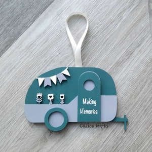 Caravan Sign Campervan Sign Making Memories Sign Retro Caravan Hanger ...