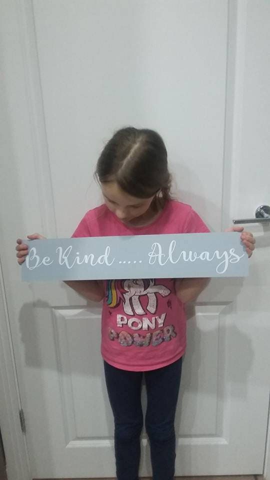 Be kind always wooden plaque wooden sign positive quote | Etsy