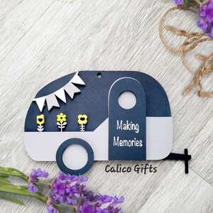 Caravan Sign Campervan Sign Making Memories Sign Retro Caravan Hanger ...