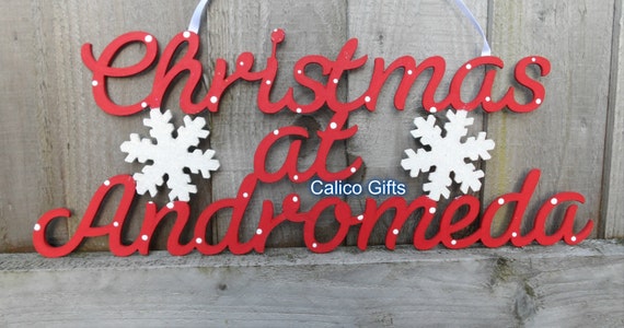 Christmas at the Family Signs Christmas Family Plaque Unique - Etsy