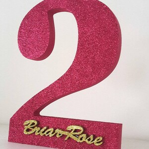 2nd Birthday Party Number 2 Personalised Number 2 Princess Party Baby ...