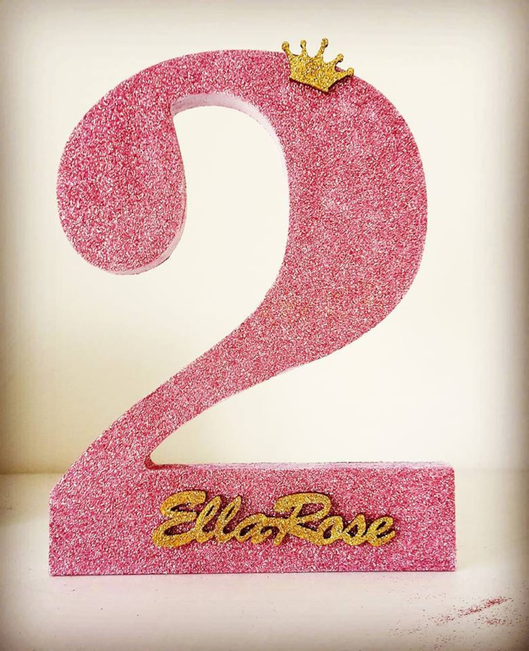 2nd Birthday Party Number 2 Personalised Number 2 Princess Party Baby ...