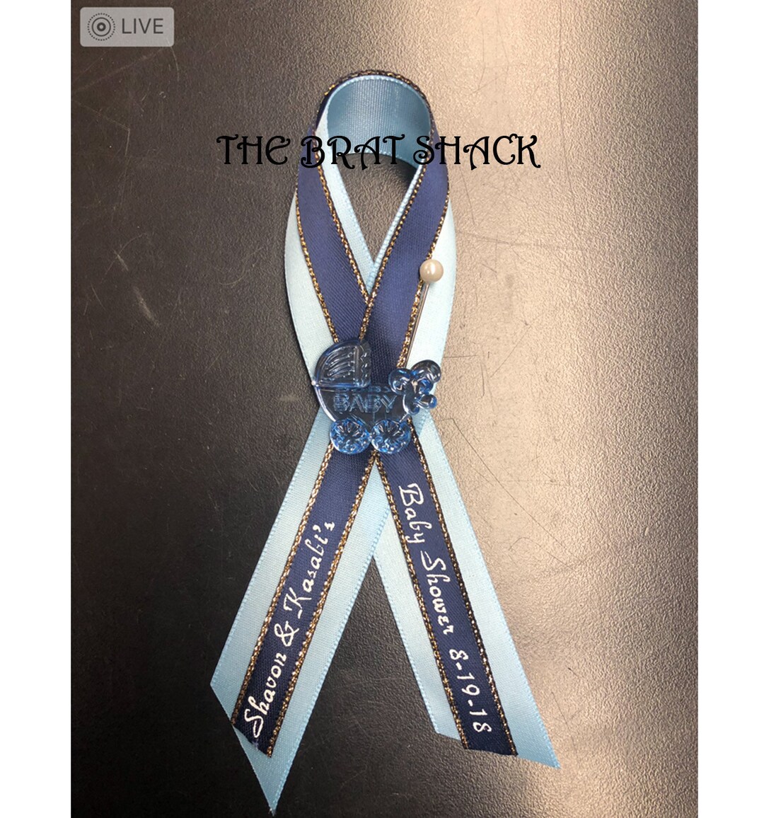 Baby Shower Carriage Printed Ribbon Capia Pin On - Etsy
