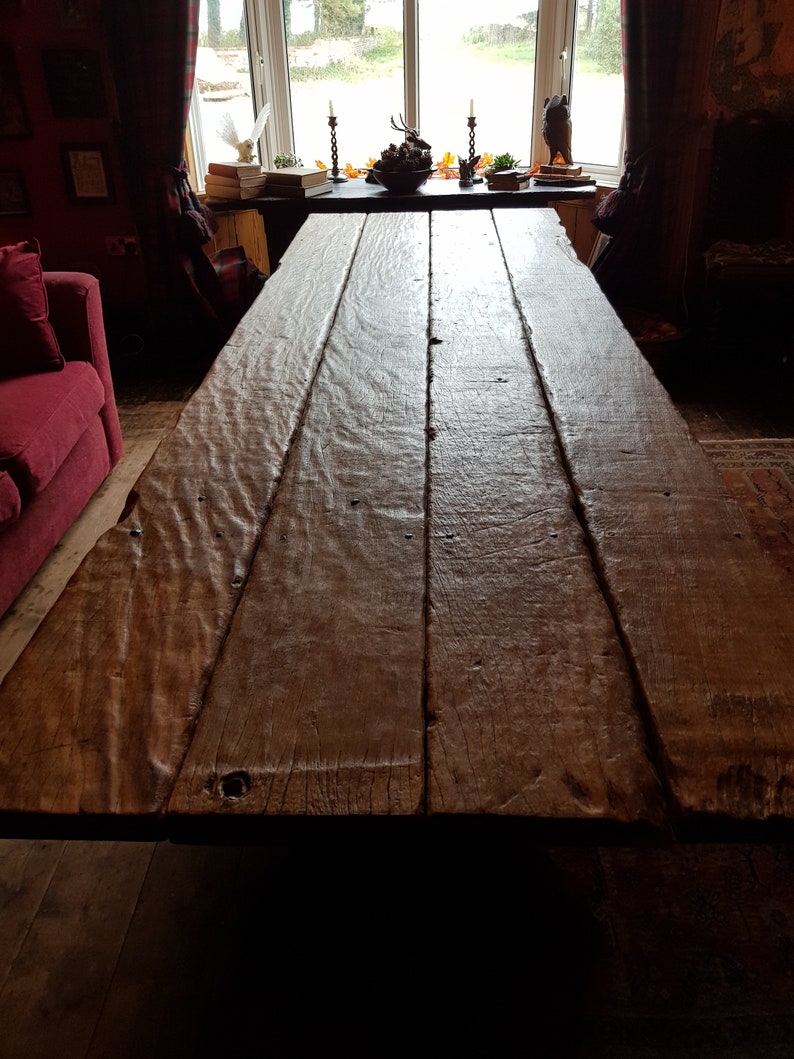 A Magnificent and Rare Medieval Style Table. Lovingly Crafted by Hand ...