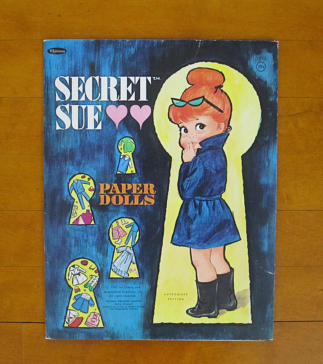 Vintage Original Uncut SECRET SUE the Shrinking Detective Spy Paper ...