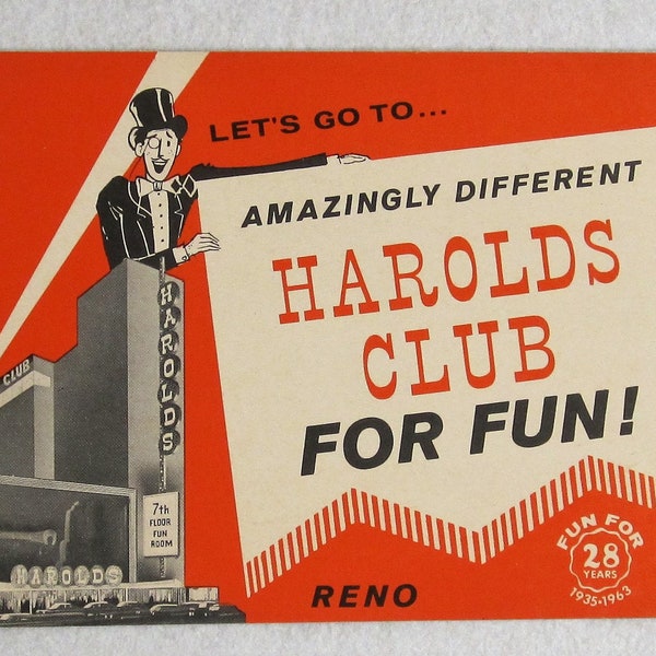 Harolds Club Reno - Etsy