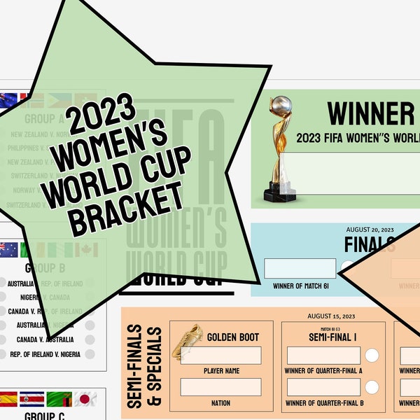 Printable World Cup Bracket - Etsy
