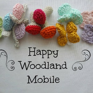 Crochet Mobile Pattern: Crochet Flower, Crochet Snails, Crochet ...