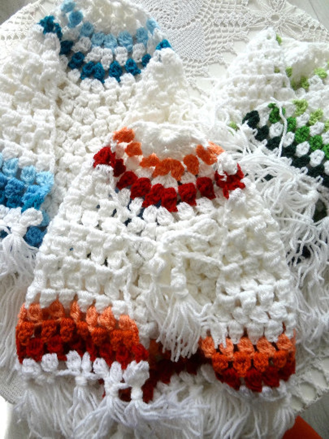 Crochet Pattern: Bohemian Baby Shawl 0-3 Months,baby Wrap,crochet Baby ...