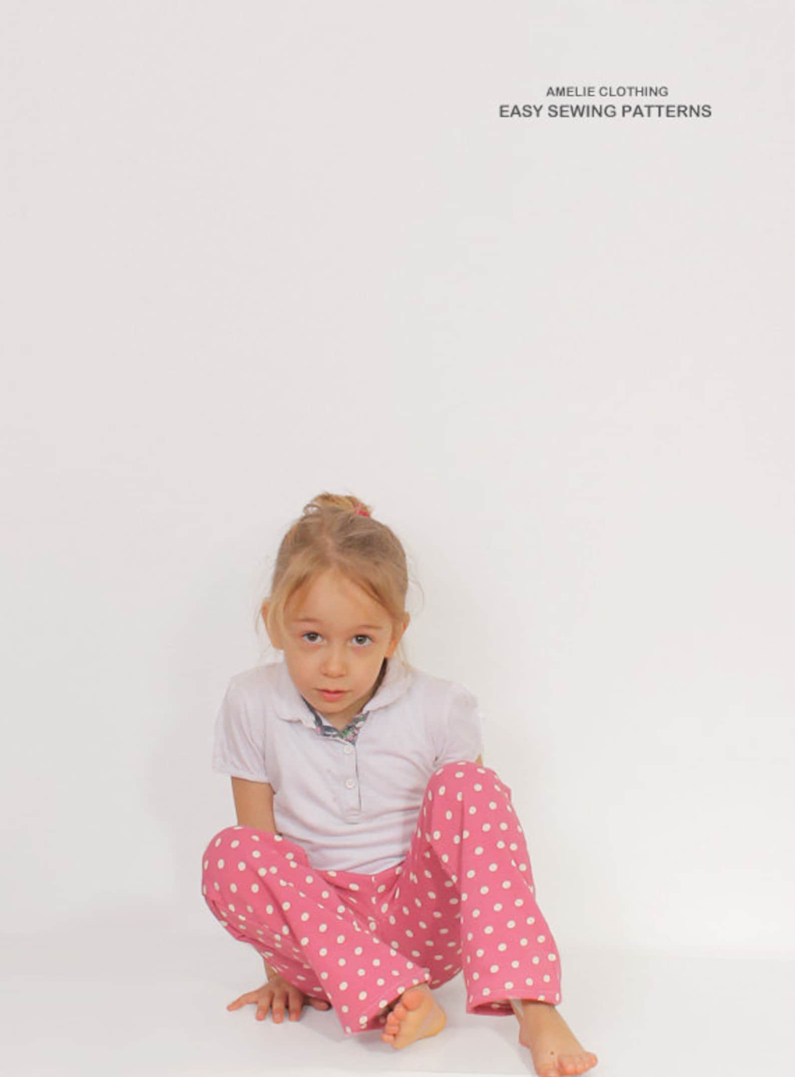 Play PANTS Pattern - Girls Pocket Pants Pattern Pdf - EASY Children ...