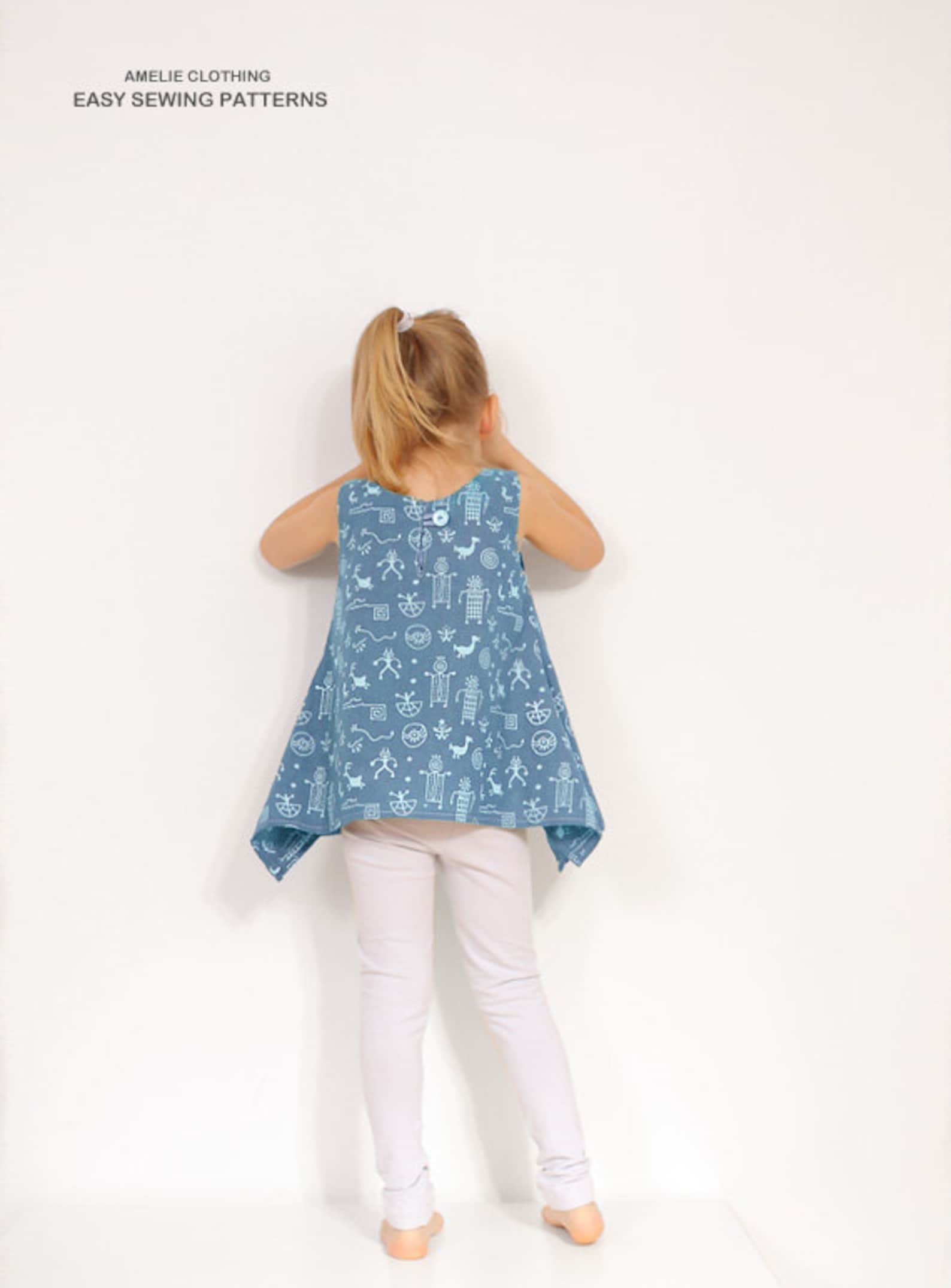 Retro SHIRT Pattern Pdf Toddler Sewing Tutorial 2 to 9 - Etsy