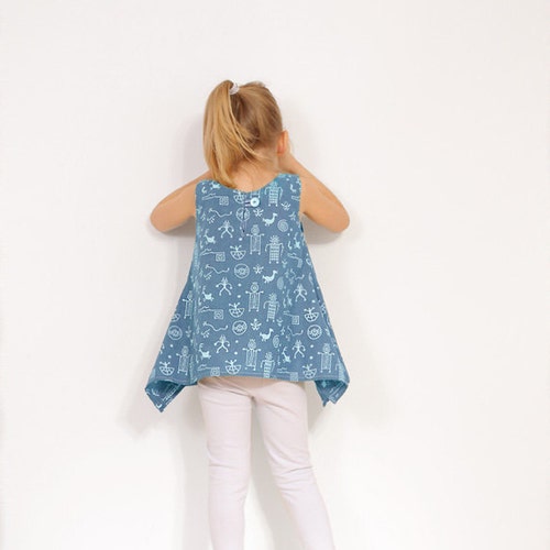 Retro SHIRT Pattern Pdf Toddler Sewing Tutorial 2 to 9 - Etsy