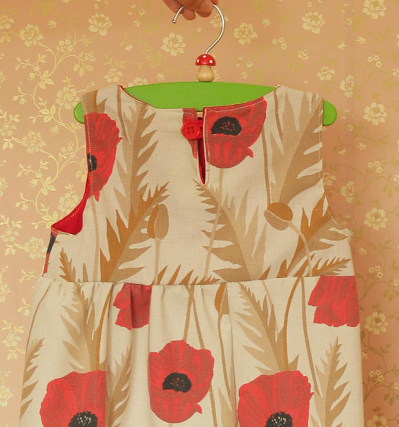 Poppy DRESS Pattern Vintage Style Pdf Sewing Pattern for - Etsy