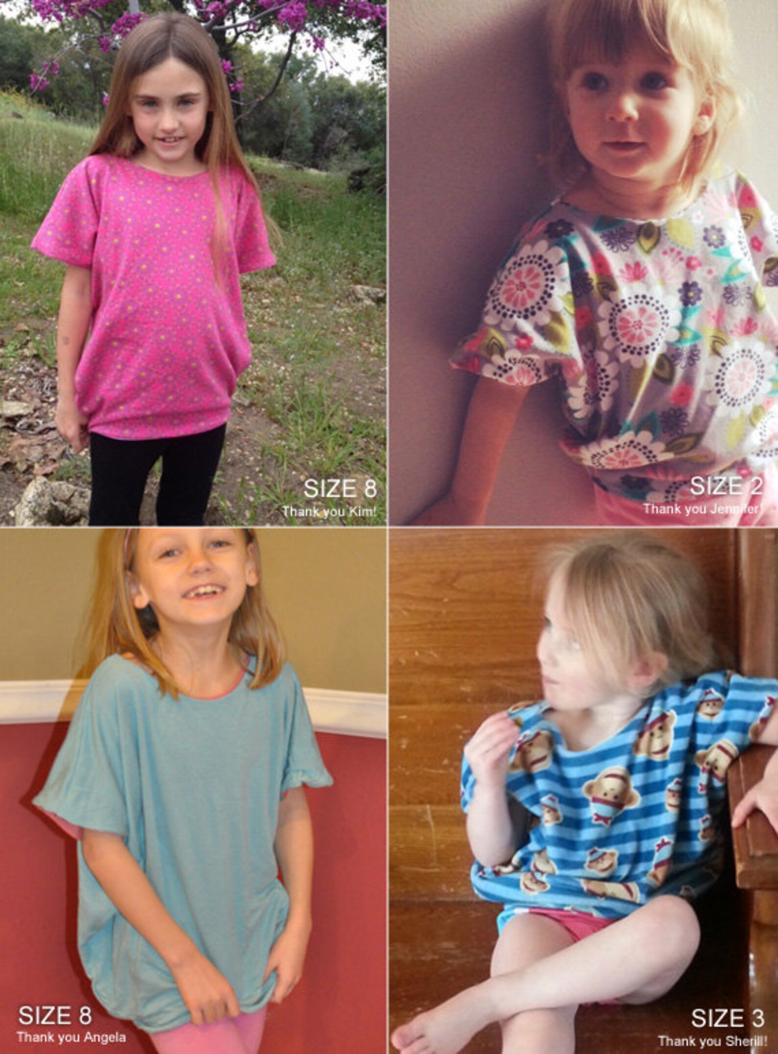 Reversible Simple TUNIC Pattern Girls Shirt Pdf Pattern - Etsy UK