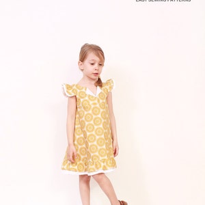 Vintage Girls A LINE DRESS Pattern - Easy Childrens Sewing Patterns ...
