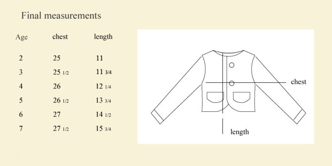 Mina Girls JACKET Pattern Girls Pdf Blazer Pattern From 2 | Etsy