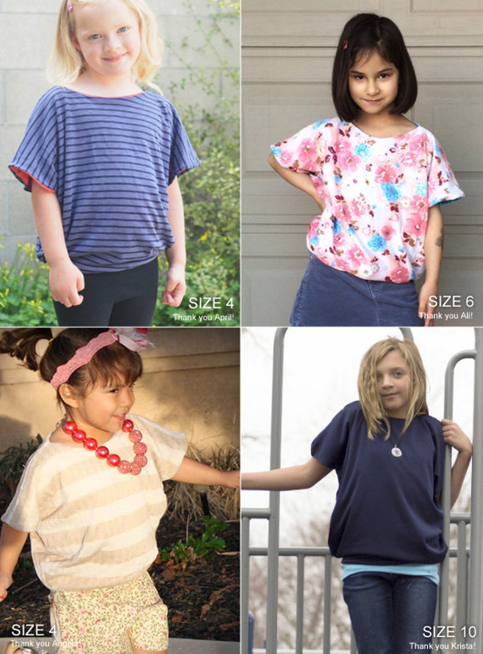 Reversible Simple TUNIC Pattern Children Tunic Pdf Pattern - Etsy